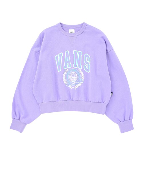 123R3040200 W VANS COLLEGE LOGO C SWT PURPLE 637015-0002｜エービーシー・マートの通販 ...