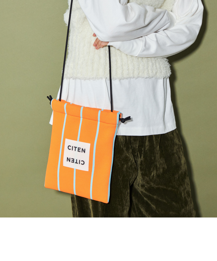 ＜CITEN＞ニットストライプキンチャクショルダーバッグ｜ユナイテッドアローズ アウトレットのアウトレット通販｜三井アウトレットパーク オンライン