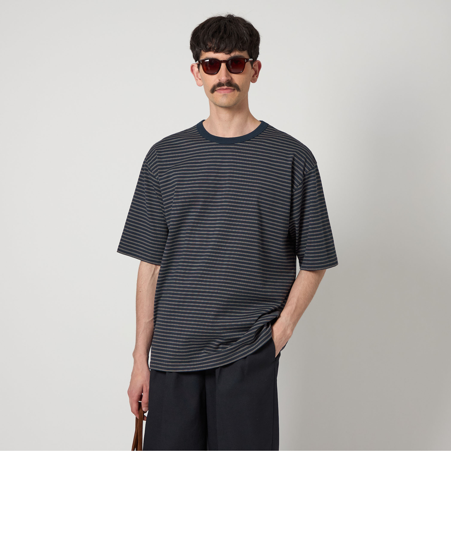 ＜Steven Alan＞ オーガニックコットン ボーダー ショートスリーブ Tシャツ NARROW｜ユナイテッドアローズ アウトレットの ...