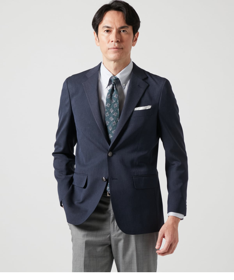 【ストレッチ・防シワ】TRABEST メランジツイル ブレザー｜ニューヨーカーのアウトレット通販｜三井アウトレットパーク オンライン