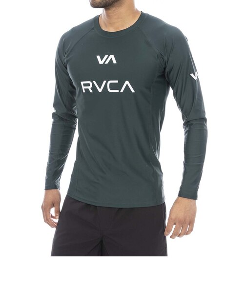 【RVCA ルーカ公式通販】ルーカ （RVCA）【OUTLET】RVCA メンズ RASHGUARD LS ラッシュガード 【2024年夏 ...