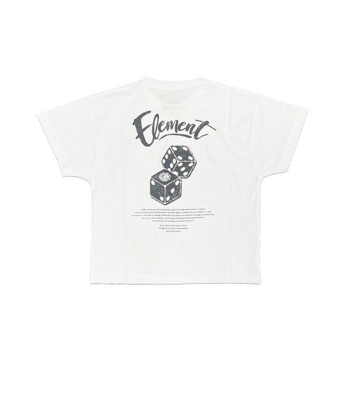 【OUTLET】ELEMENT YOUTH（キッズサイズ） DICE SS YOUTH Tシャツ WHT (130cm~160cm ...