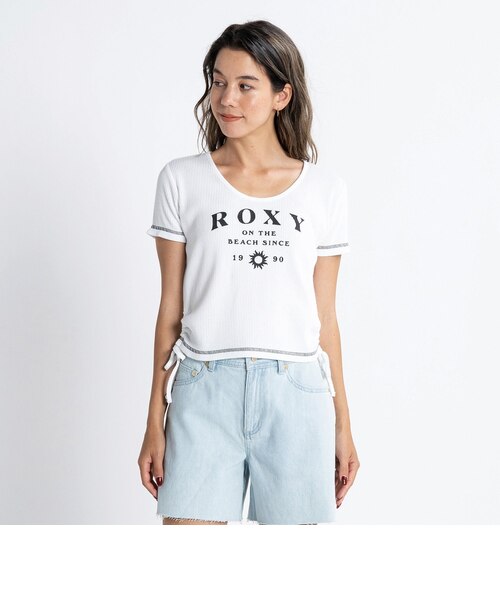 【ROXY ロキシー 公式通販】ロキシー（ROXY）【OUTLET】Roxy ON THE BEACH TEE リブ素材 Tシャツ｜クイック ...