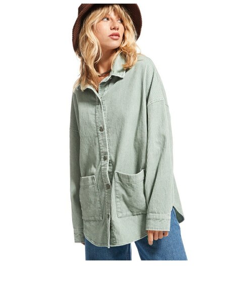【ROXY ロキシー 公式通販】ロキシー（ROXY）【OUTLET】Roxy KICK BACK WASHED CORD コーデュロイ シャツ ...