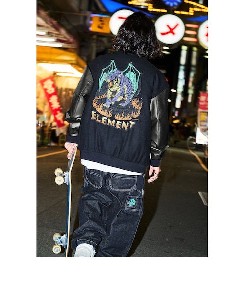 【OUTLET】ELEMENT メンズ HRTN STADIUM JACKET ジャケット BBK 【2024年秋冬モデル】｜クイックシルバー ...