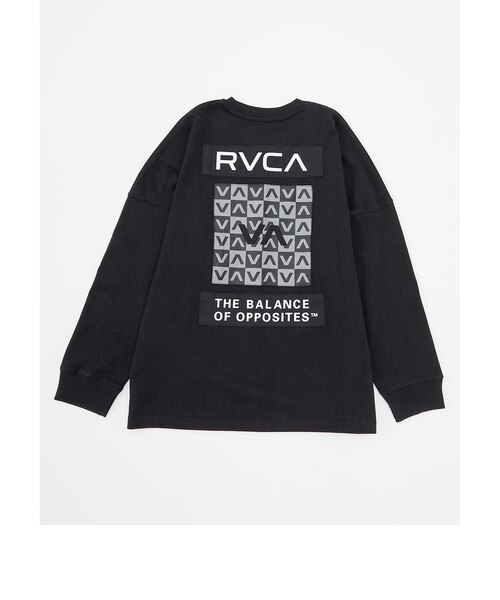 【RVCA ルーカ公式通販】ルーカ （RVCA）【OUTLET】RVCA キッズ PATCH BALANCE LT ロンT BLK 【2024 ...