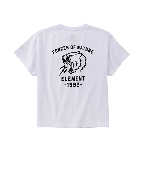 【OUTLET】ELEMENT YOUTH（キッズサイズ） TIGER SS YOUTH Tシャツ WHT (130cm~160cm ...