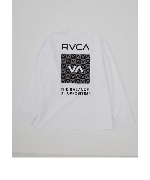 【RVCA ルーカ公式通販】ルーカ （RVCA）【OUTLET】RVCA キッズ PATCH BALANCE LT ロンT WHT 【2024 ...