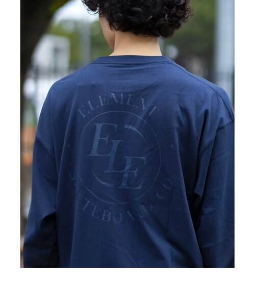 【OUTLET】【直営店限定】ELEMENT メンズ CIRCLE LS ロンT NVY 【2024年秋冬モデル】｜クイックシルバー ...