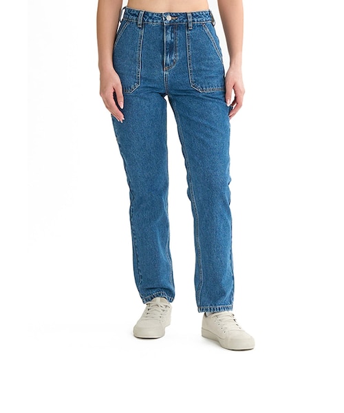 【OUTLET】RVCA レディース RECESSION DENIM PANT デニムパンツ BLI 【2024年秋冬モデル】｜クイック ...