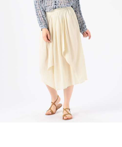 ISABEL MARANT DARNAE コットンシルク アシンメトリックギャザースカート｜トゥモロ－ランドのアウトレット通販｜三井 ...