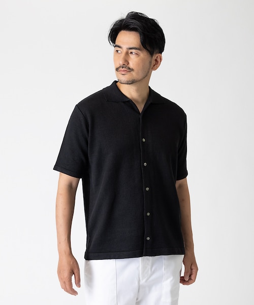 【別注】Vandori / ヴァンドリ リネン オープンカラーシャツ｜デザインワークスのアウトレット通販｜三井アウトレットパーク オンライン