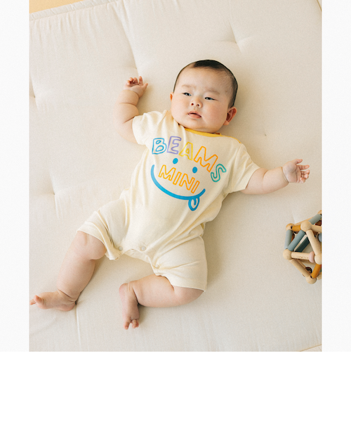 半袖 スマイル ロンパース 2025SS（70～80cm）｜ビームスアウトレットのアウトレット通販｜三井アウトレットパーク オンライン