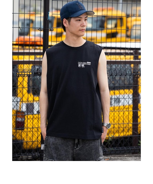 【OUTLET】【DC SHOES | PAC-MAN】DC Shoes 25 PM PLAYTIME SL メンズ ノースリーブシャツ ...