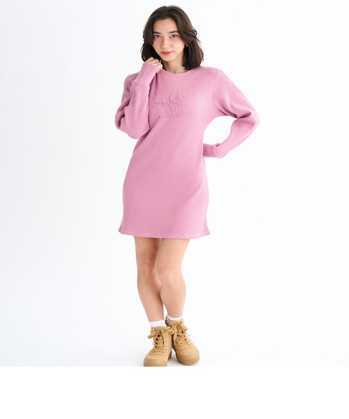 【ROXY ロキシー 公式通販】ロキシー（ROXY）Roxy MY PACE ウィメンズ 長袖リブ素材 ミニ丈ワンピース ｜クイックシルバーの ...