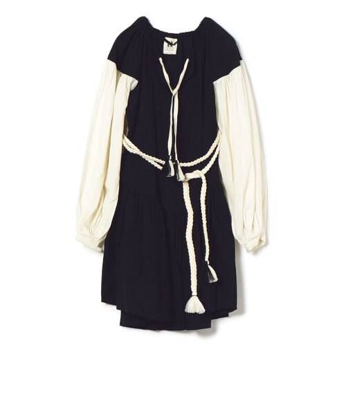 AISH:LONGSLEEVE SASHER DRESS｜シップスの通販｜&mall（アンドモール）三井ショッピングパーク公式通販