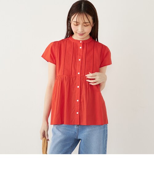 SHIPS Colors:〈洗濯機可能〉コットン ピンタック ジョイント シャツ｜シップスの通販｜&mall（アンドモール）三井ショッピング ...