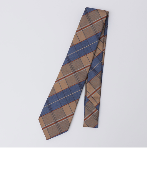 SHIPS: シルク デラヴェ チェック ネクタイ｜シップスの通販｜&mall