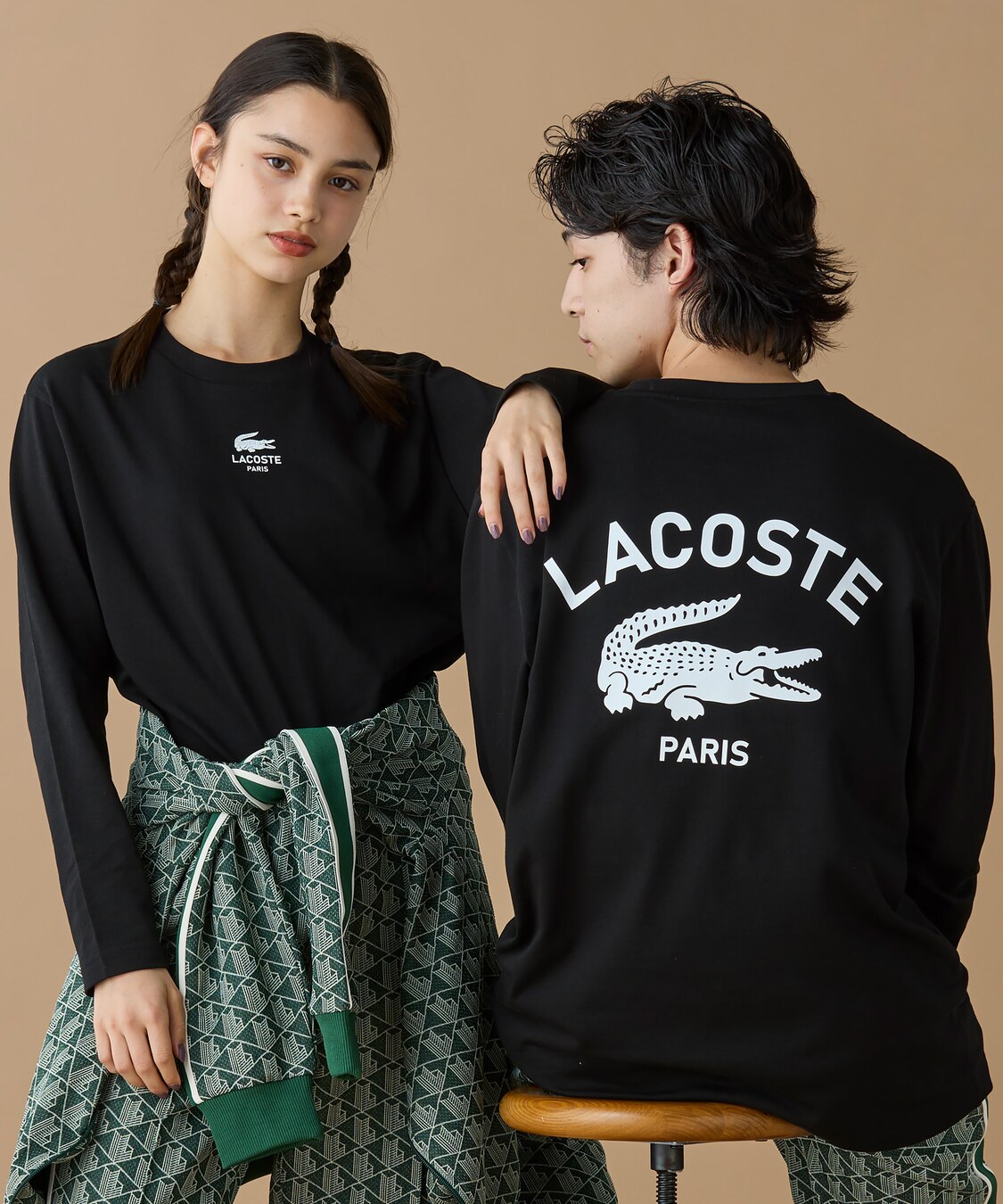 オーバーサイズ PARISロゴ ヘビーウェイト 長袖Tシャツ / ロンT｜ラコステの通販｜&mall（アンドモール）三井ショッピングパーク公式通販