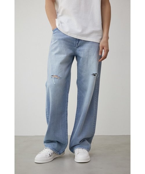 WIDE CRASH BLEACH DENIM｜アズールバイマウジーの通販｜&mall（アンドモール）三井ショッピングパーク公式通販