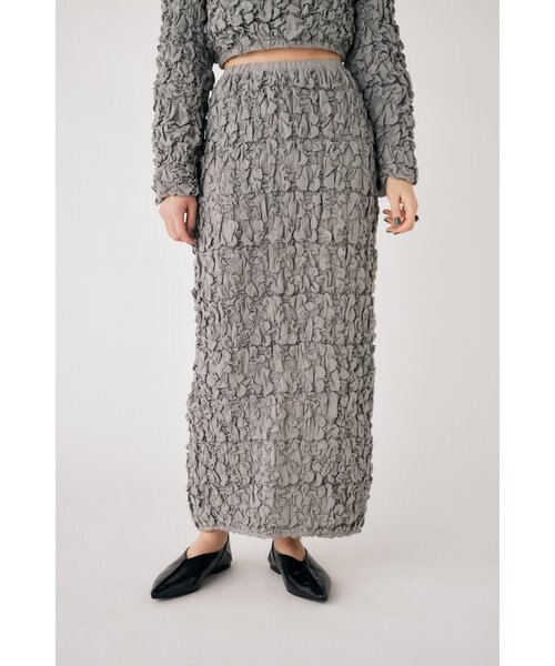 CRUMPLY GATHER スカート｜マウジーの通販｜&mall（アンドモール）三井ショッピングパーク公式通販