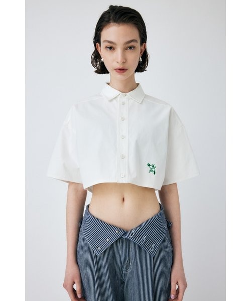PU CROPPED シャツ｜マウジーの通販｜&mall（アンドモール）三井ショッピングパーク公式通販
