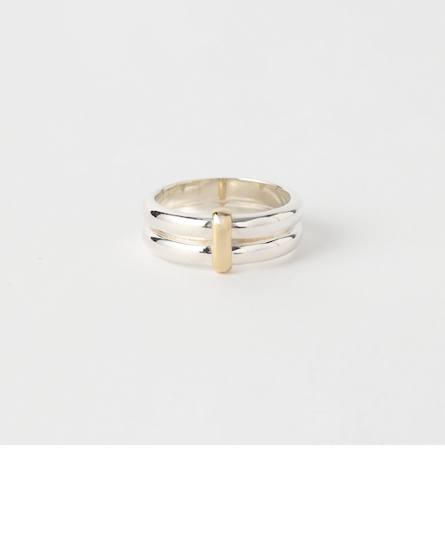 SILVER925 x BRASS ダブル リング｜ビューティー＆ユース ユナイテッドアローズの通販｜&mall（アンドモール）三井ショッピングパーク公式通販