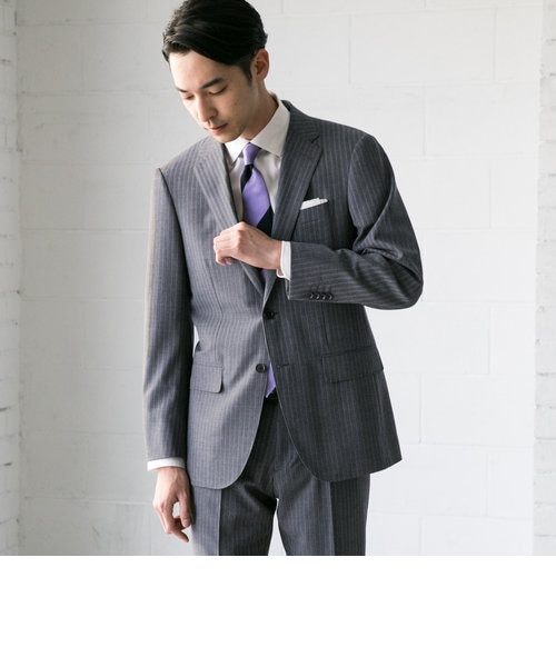 [レダ] REDA COOL GREEN ストライプ 2ボタン RV NTHP- ジャケット｜グリーンレーベル リラクシングの通販｜&mall ...