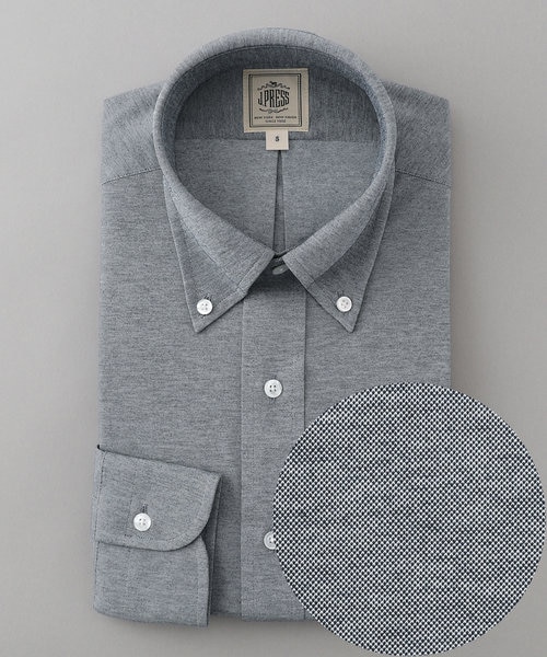 【Single Needle Tailoring】スムースフィールハイゲージニットシャツ / B.D.｜ジェイ・プレスの通販｜&mall ...