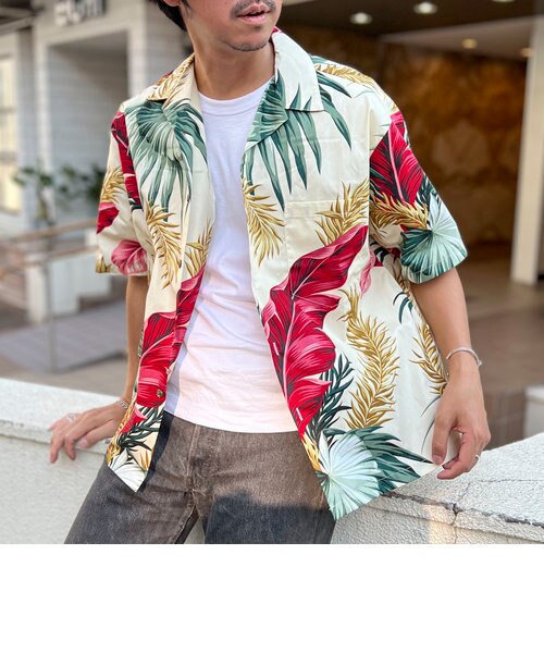 【Hilo Hattie/ヒロハッティ】別注アロハシャツ MIX LEAF｜ノーリーズの通販｜&mall（アンドモール）三井ショッピングパーク公式通販