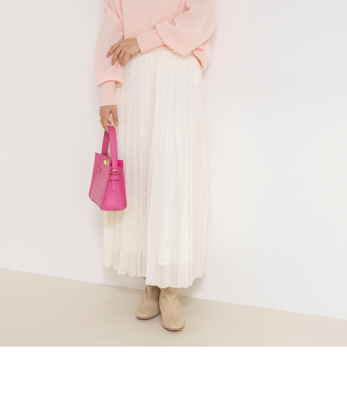 ノーリーズ（NOLLEY’S）/ウォッシャブルラメカットドビープリーツスカート ウォッシャブルラメカットドビープリーツスカート｜ノーリーズの通販