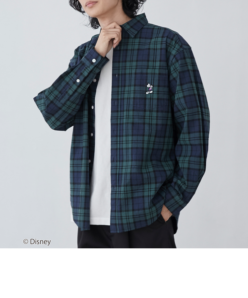 coen限定／Disney（ディズニー）チェックシャツ｜コーエンの通販｜&mall（アンドモール）三井ショッピングパーク公式通販