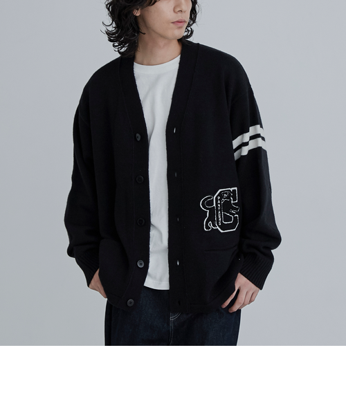 SKOOKUM×coen別注レタードカーディガン（WEB限定サイズ）｜コーエンの通販｜&mall（アンドモール）三井ショッピングパーク公式通販