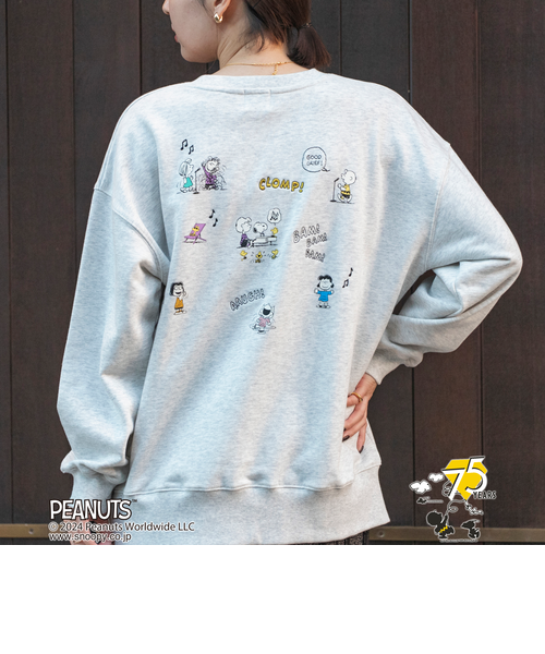 PEANUTS(ピーナッツ)×coen 裏毛クルーネックスウェット｜コーエンの通販｜&mall（アンドモール）三井ショッピングパーク公式通販