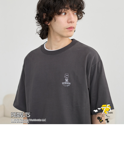 PEANUTS(ピーナッツ)×coen ワンポイント刺繍Tシャツ｜コーエンの通販｜&mall（アンドモール）三井ショッピングパーク公式通販