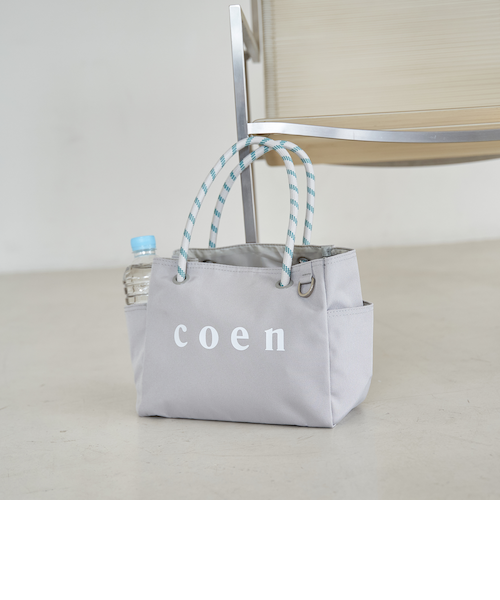 【一部WEBカラー・追加】coen（コーエン） ロゴ ポリキャンバストートバッグ（Mサイズ）｜コーエンの通販｜&mall（アンドモール）三井ショッピングパーク公式通販
