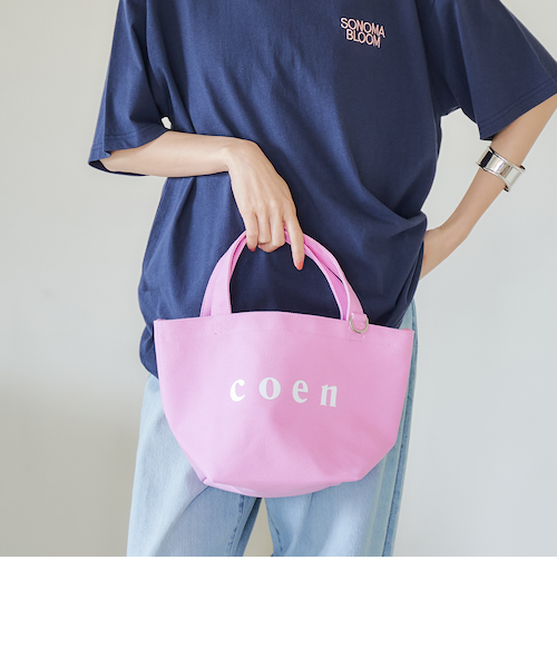 【新色登場・追加】coen（コーエン） ロゴトートバッグ（Sサイズ）｜コーエンの通販｜&mall（アンドモール）三井ショッピングパーク公式通販