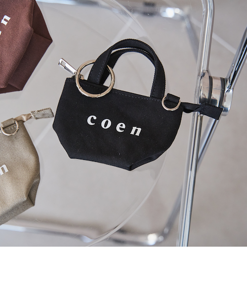 coen（コーエン）ロゴトートバッグチャーム XS｜コーエンの通販｜&mall（アンドモール）三井ショッピングパーク公式通販