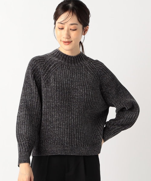 ギャバジン K．T（Gabardine K．T）/〔 +サイズ 〕 オーガニックコットン×リサイクルPe ドローストリングシアーセーター オーガニックコットン×リサイクルPe ドローストリングシアーセーター