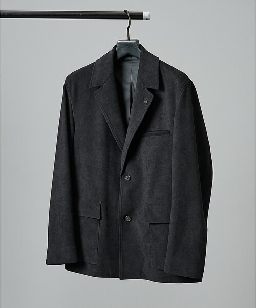 綾スウェード ストレッチ ジャケット｜アバハウスの通販｜&mall