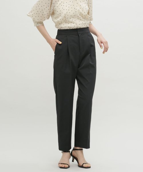 LB.03／MINOTECH(R) ストレッチツイル 撥水タックパンツ｜ナノ・ユニバースの通販｜&mall（アンドモール）三井ショッピングパーク公式通販