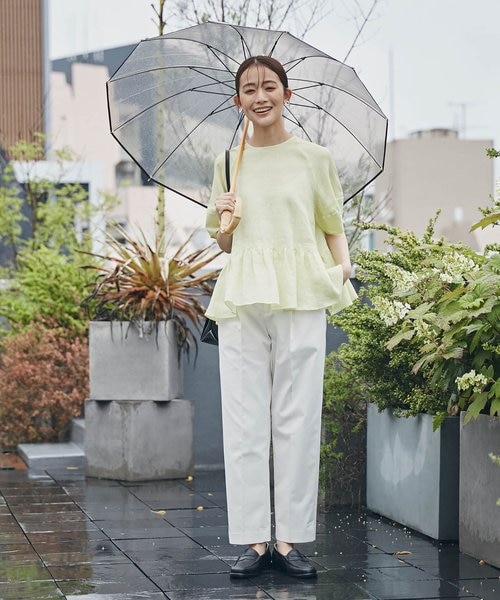 LB.03／MINOTECH(R) ストレッチツイル 撥水タックパンツ｜ナノ・ユニバースの通販｜&mall（アンドモール）三井ショッピングパーク公式通販