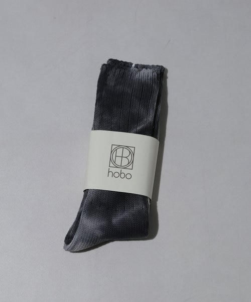 hobo／CAMO TIE-DYED CREW SOCKS｜ナノ・ユニバースの通販｜&mall（アンドモール）三井ショッピングパーク公式通販