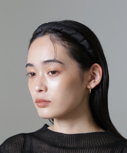 Pico／Salicia Satin Headband カチューシャ｜ナノ・ユニバースの通販｜&mall（アンドモール）三井ショッピングパーク公式通販