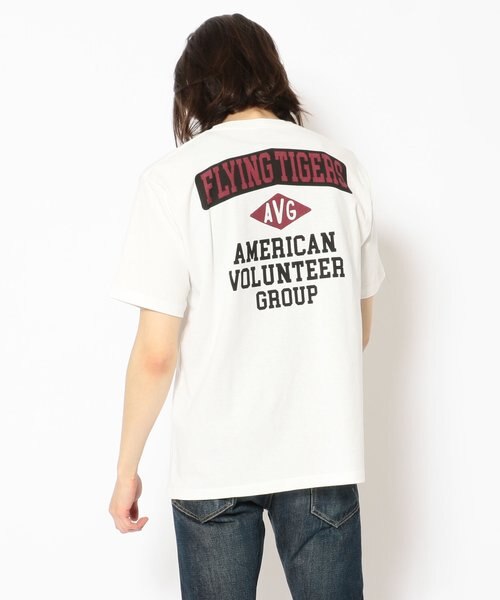 AVG クルーネック Tシャツ／AVG CREW NECK T-SHIRT｜アヴィレックスの通販｜&mall（アンドモール）三井ショッピング ...