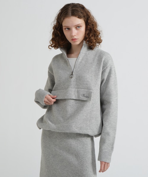 《直営店限定》SHAGGY STAND PULLOVER KNIT／シャギーニット｜アヴィレックスの通販｜&mall（アンドモール）三井 ...