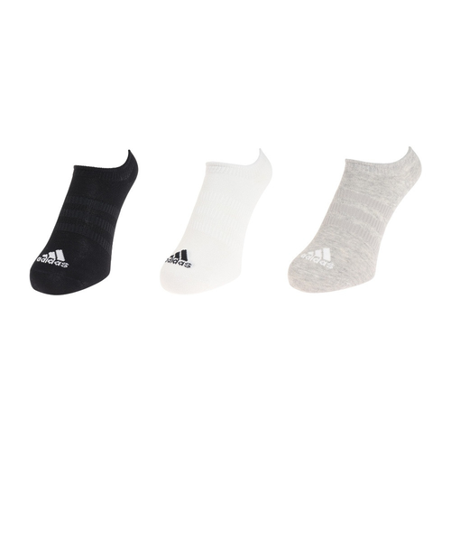 アディダス（adidas）薄手 軽量 ノーショーソックス 3足組 EBB71-IC1328｜スーパースポーツゼビオの通販｜&mall（アンド ...