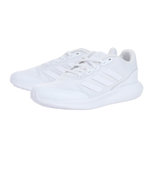 アディダス（adidas）ジュニア ランニングシューズ コアファイト 2.0 K ホワイト IG7283 スニーカー スポーツ カジュアル ...