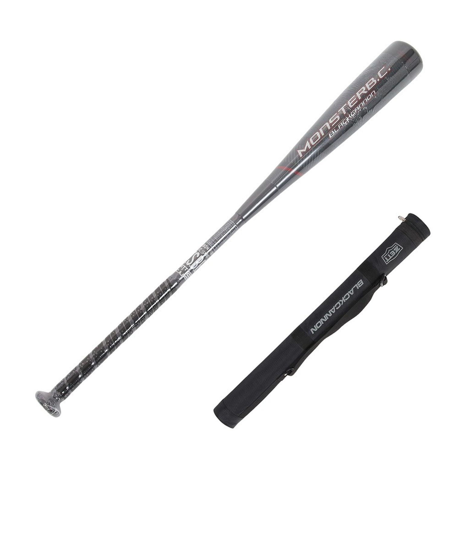 ゼット（ZETT）少年軟式用バット 野球 ジュニア モンスターブラックキャノン 80cm/580g平均 BCT70480-1900｜スーパースポーツゼビオの通販｜&mall（アンドモール）三井 ...