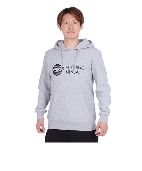 ピッチングニンジャ（PITCHING NINJA ）野球ウェア EM&PR フーディーパーカー OT0624SS0003-H.GRY｜スーパー ...